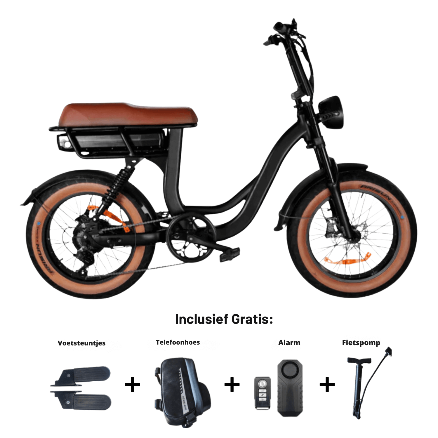 EB8 Fatbike | Bruin | Binnen 24 Uur In Huis!