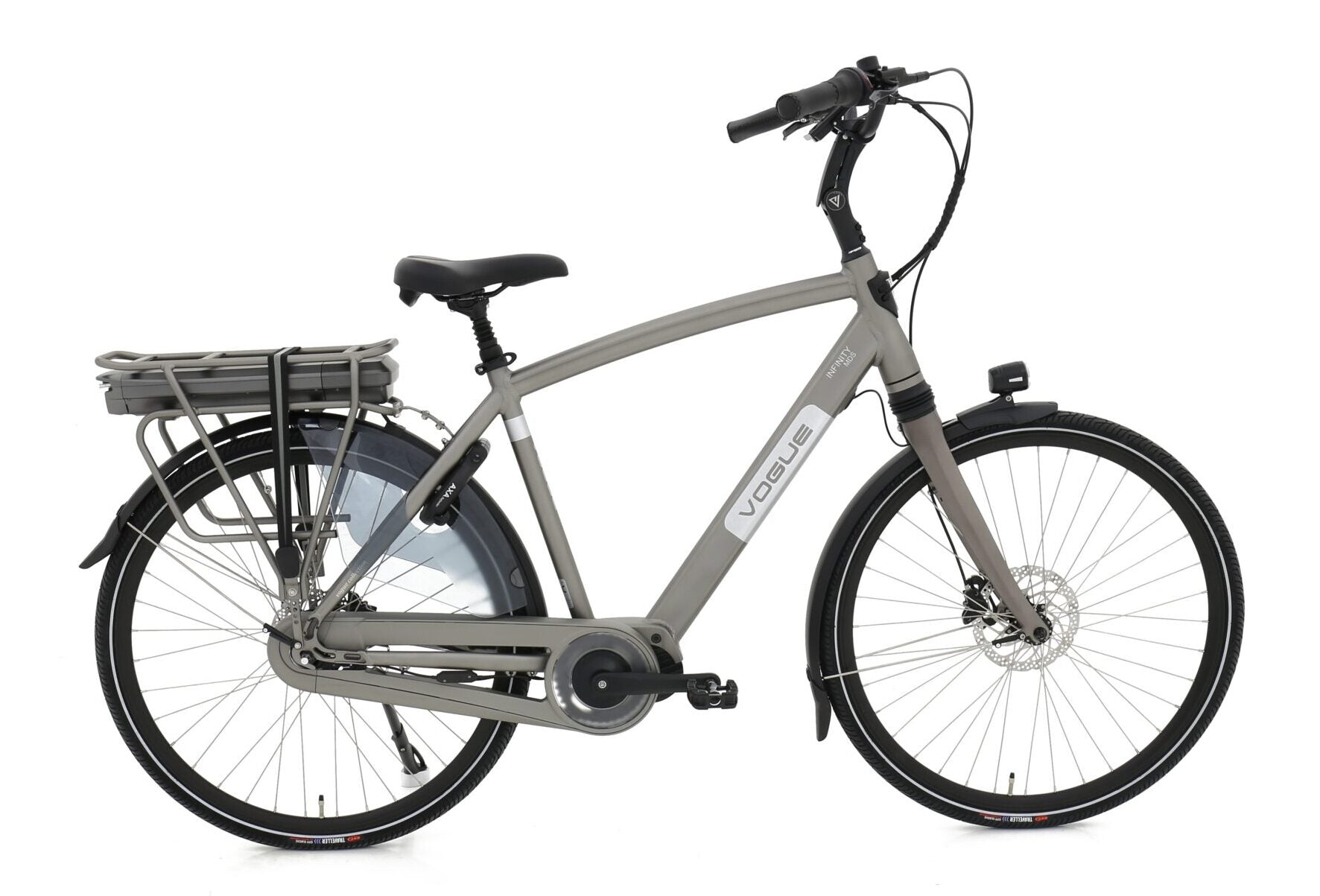 Vogue Infinity Man Electrische fiets - E-bike - Middenmotor - Mat grij